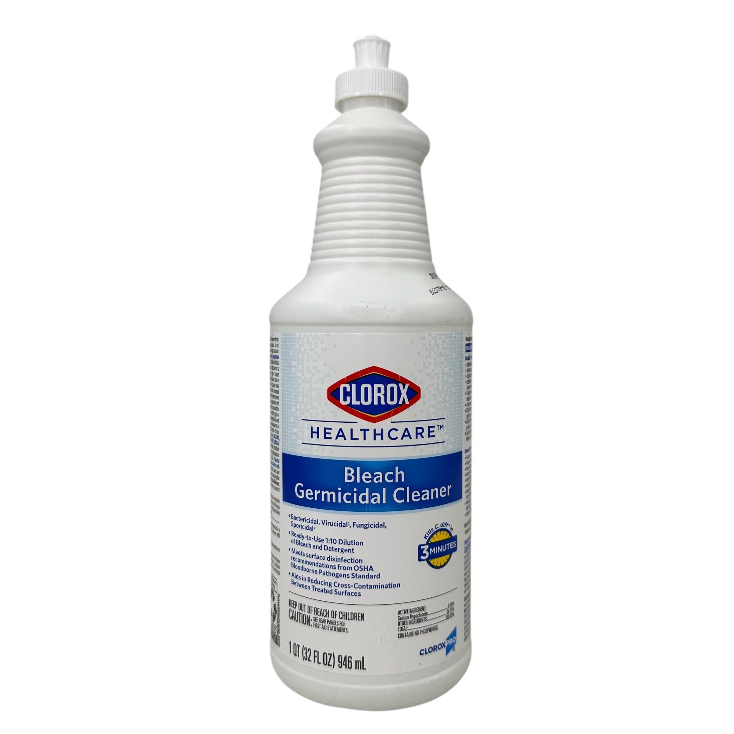 Clorox Healthcare Bleach Germicidal Cleaner 32oz Squirt Bottle ...